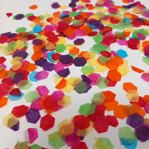 Biodegradable Honeycomb Wedding Confetti - select your own colours ...